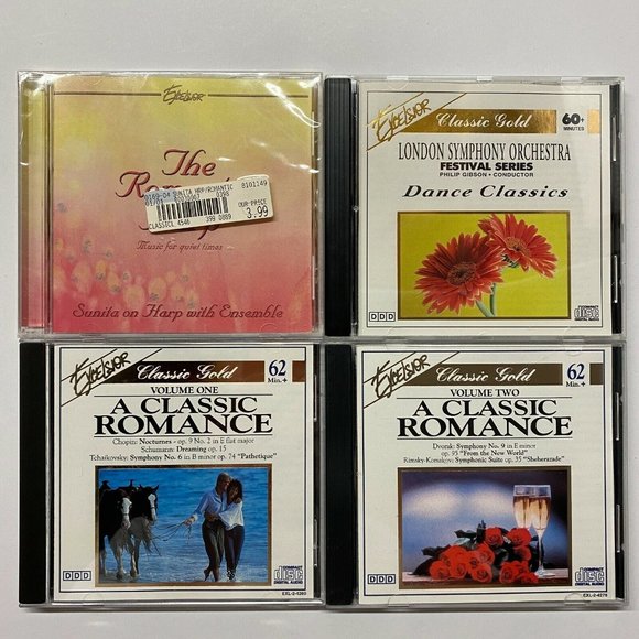 Media | Excelsior Classic Gold 4 Cd Lot Romantic Dance Classics Classic ...